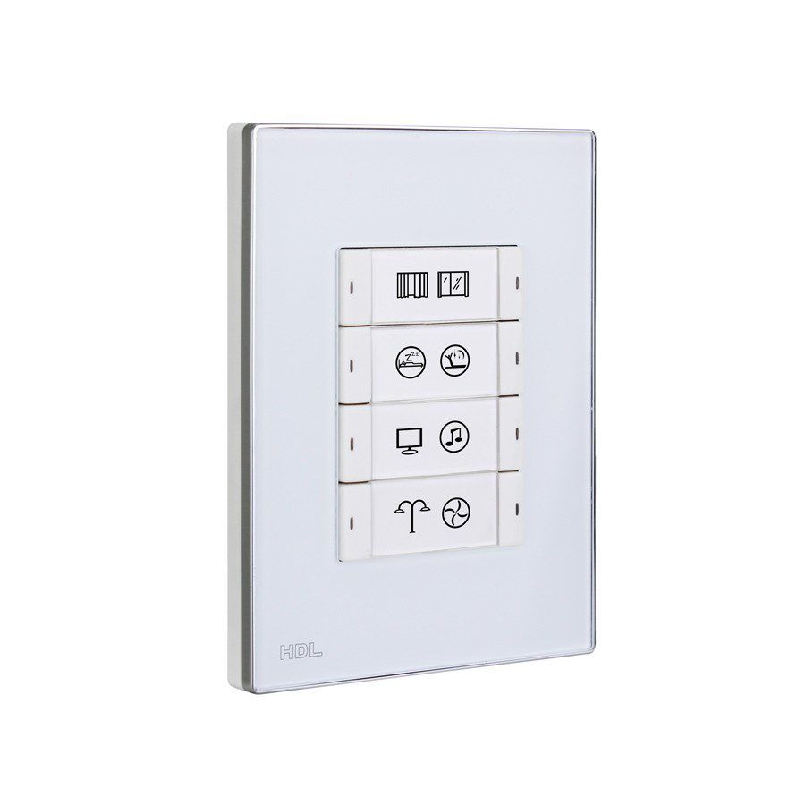 Panel Inteligente de 4 Botones Serie iFlex Tamaño US – HDL Automation