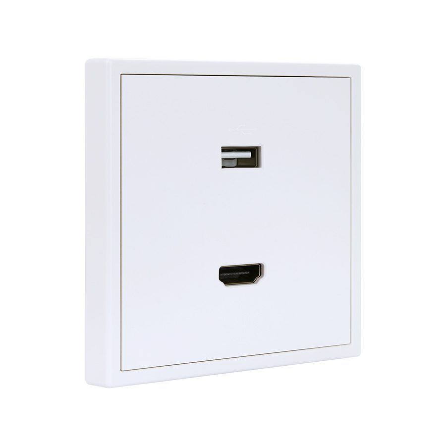 Panel Tile con puerto HDMI y cargador USB – HDL Automation